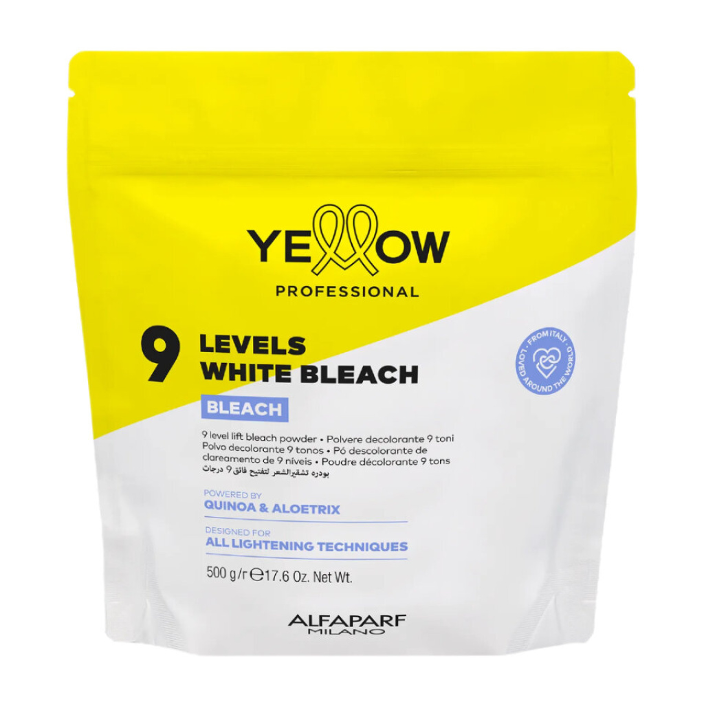 Yellow Professional Bleach 500g – Pudră Decolorantă 9 Tonuri pentru ...